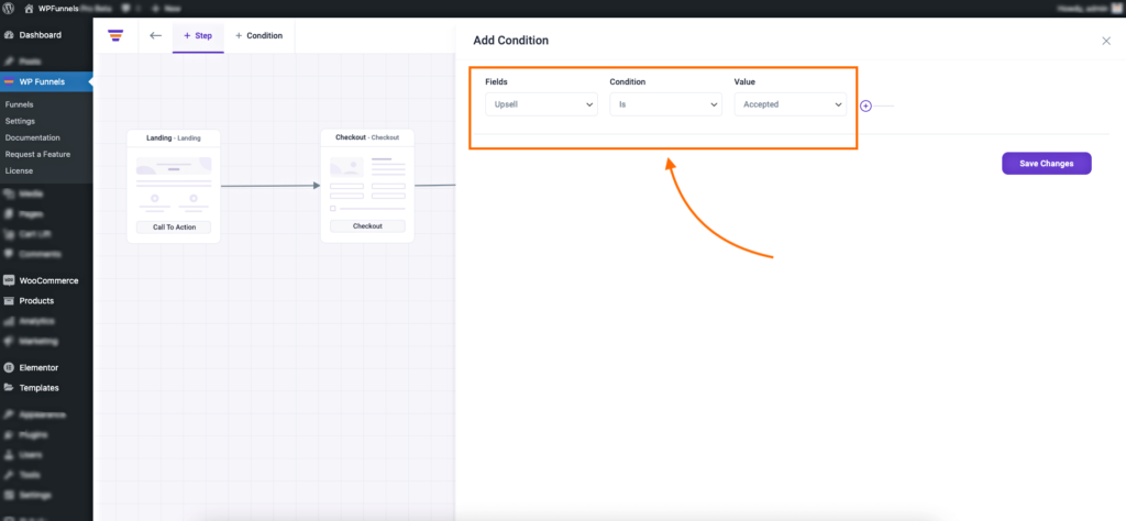 Using Conditional Steps To Control Funnel Journey Wpfunnels