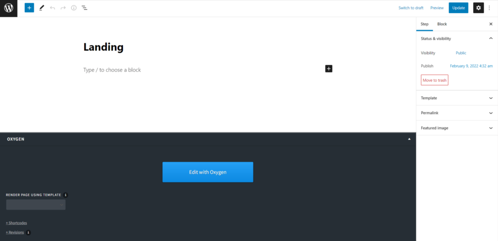 Design Your Funnel Landing Page – Oxygen Builder | WPFunnels