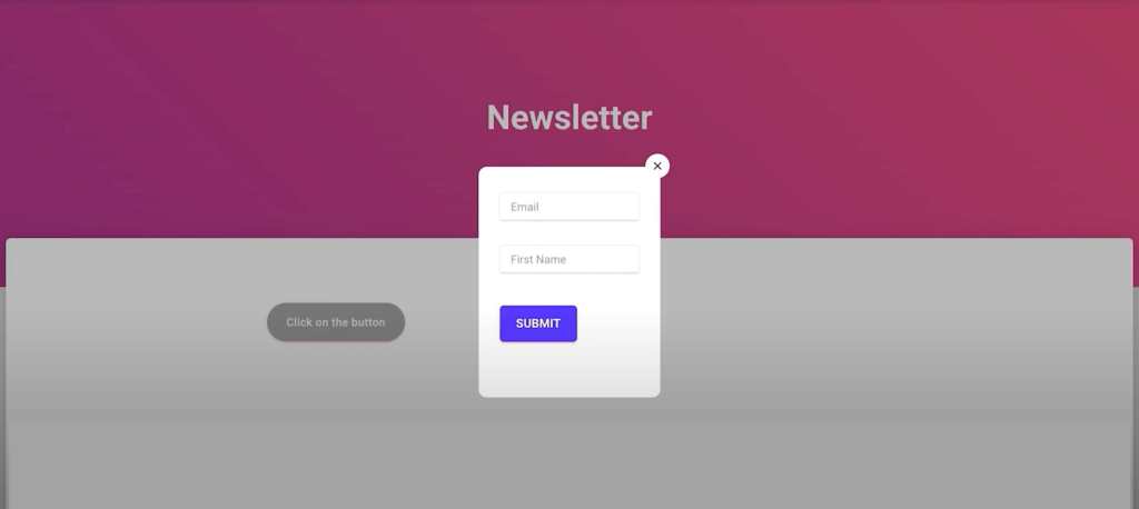 How To Create Button Click Pop Up Form In Mail Mint Wpfunnels