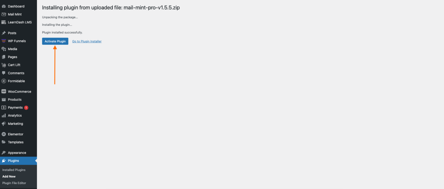 How To Install And Activate Mail Mint Pro | WPFunnels