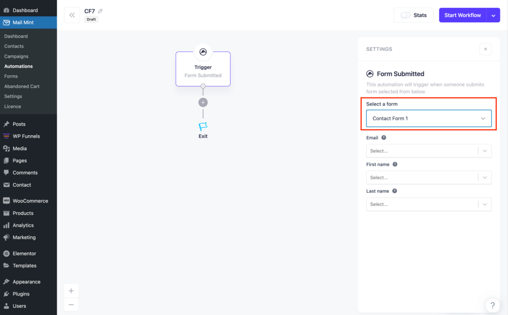 How To Use Contact Form 7 And Mail Mint To Capture Leads | WPFunnels