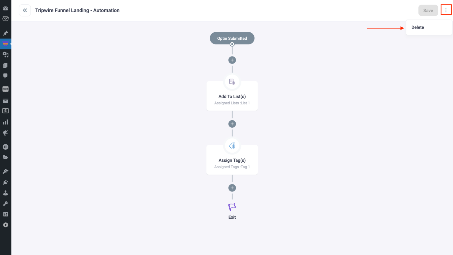 New Funnel Automation UI With Mail Mint | WPFunnels